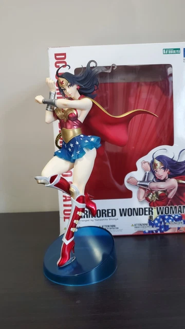 DC COMICS BISHOUJO Statue Armored Wonder Woman Kotobukiya 1ST Edition 2014 £67.56 - PicClick UK