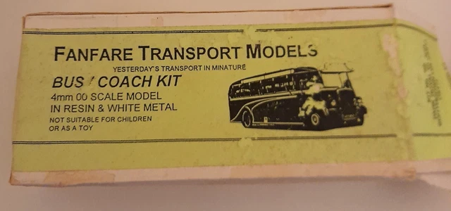 FANFARE TRANSPORT MODELS PARK ROYAL BUS SOUTHDOWN VARIANT 4mm RESIN ...