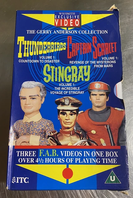 THE GERRY ANDERSON Collection - VHS - Thunderbirds, Captain Scarlet ...