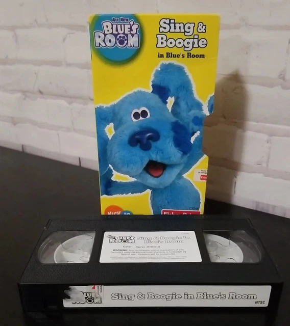 NICK JR BLUE’S Clues Room Sing & Boogie VHS Video Tape Nickelodeon £8. ...