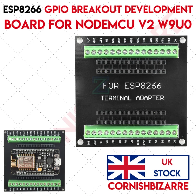 SCHEDA DI SVILUPPO Board Breakout Esp8266 Gpio Per Nodemcu V2 W9U0 ... SCHEDA DI SVILUPPO Board Breakout Esp8266 Gpio Per Nodemcu V2 W9U0 ...