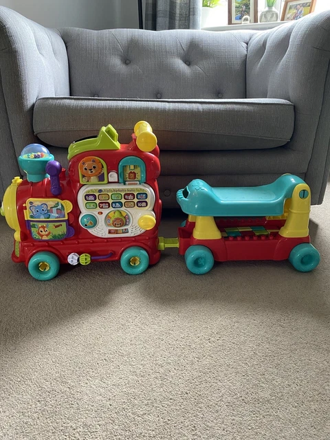VTECH PUSH & Ride On Alphabet Train Lights Sound ABC Baby Toddler ...