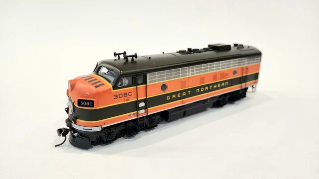 BROADWAY LIMITED GREAT Northern EMD F7A DCC w/Sound HO #308C $250.00 - PicClick CA