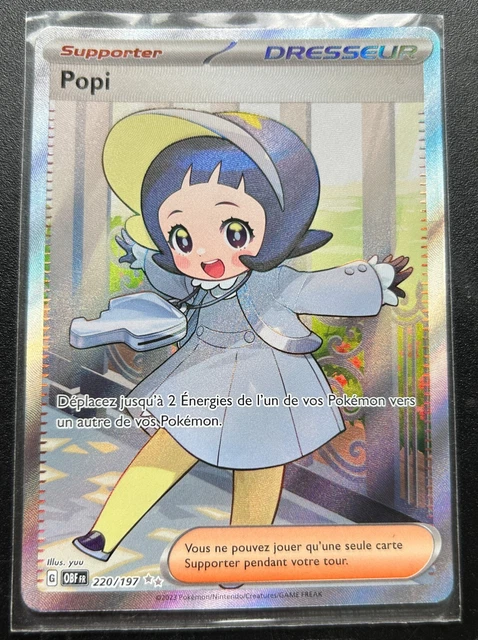 CARTE POKÉMON POPI Full Art FA 220/197 - EV03 Flammes Obsidiennes - FR ...