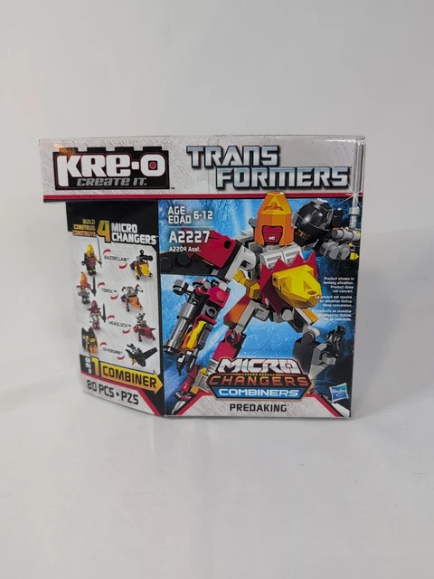 TRANSFORMERS KRE-O MICRO-CHANGERS Combiners Predaking Predacons Kreo ...