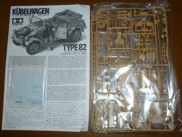 TAMIYA 35213 KUBELWAGEN Typ 82 1/35 Maßstab Kit EUR 14,70 - PicClick DE