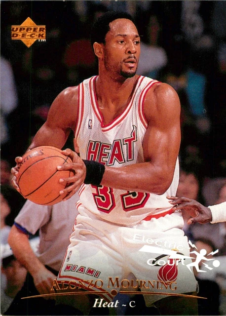 1995 MIAMI HEAT NBA Card ALONZO MOURNING Upper Deck Electric Court EUR ...