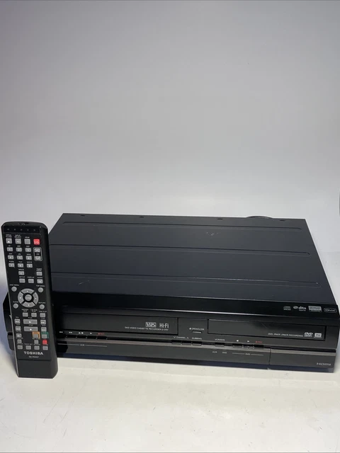 TOSHIBA D-VR7-K-TC2 DVD Recorder / VCR Combo HDMI Out w/ Remote Tested ...