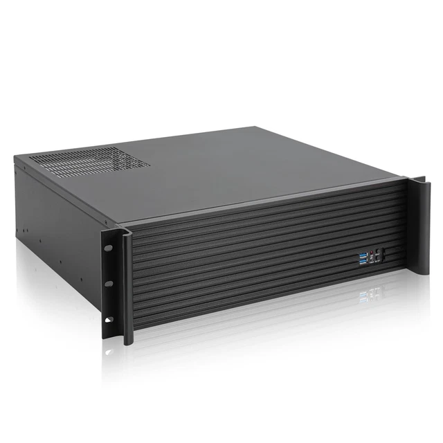 RACKCHOICE MICRO ATX/MINI-ITX 3U Rackmount Server Chassis, 7x3.5 HDD ...
