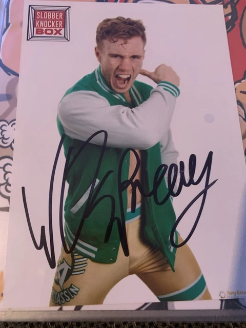 NJPW LIMITED EDITION Will Ospreay Hand Signed Autograph Rev Pro AEW New ...