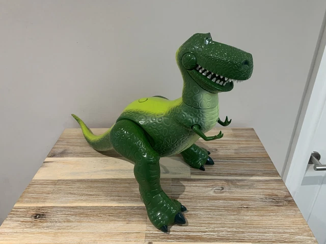 DISNEY STORE REX Toy Story Dinosaur Interactive Talking 13" Figure T ...