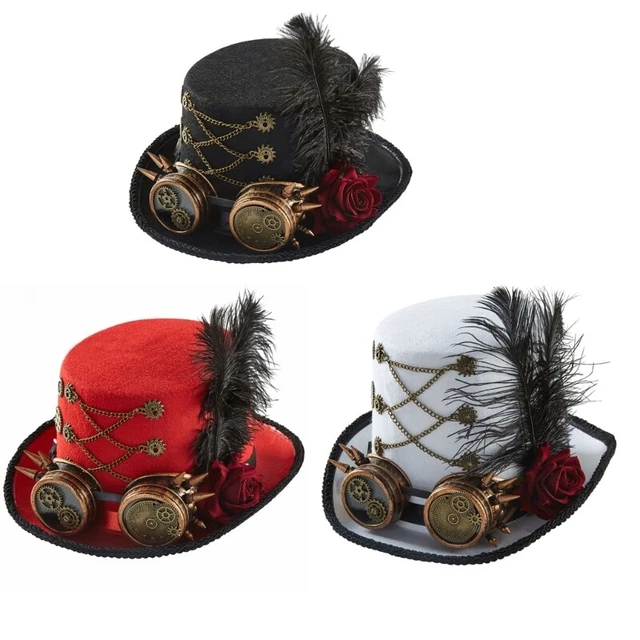 STEAMPUNK TIME TRAVELER Hat Steampunk Hat Steampunk Top Hat For Men ...