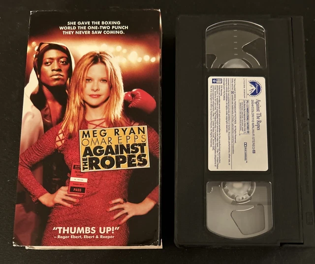 AGAINST THE ROPES VHS Meg Ryan Omar Epps Tony Shalhoub Tim Daly Kerry ...