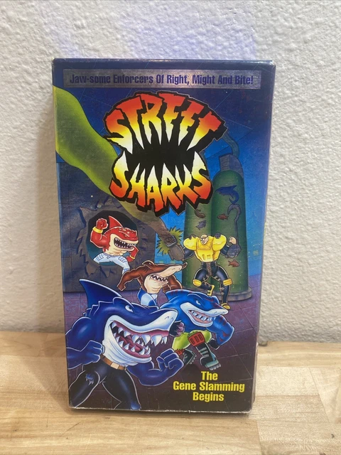 STREET SHARKS SHARK Quest VHS Vintage 1995 Cartoon Tested. Fast ...