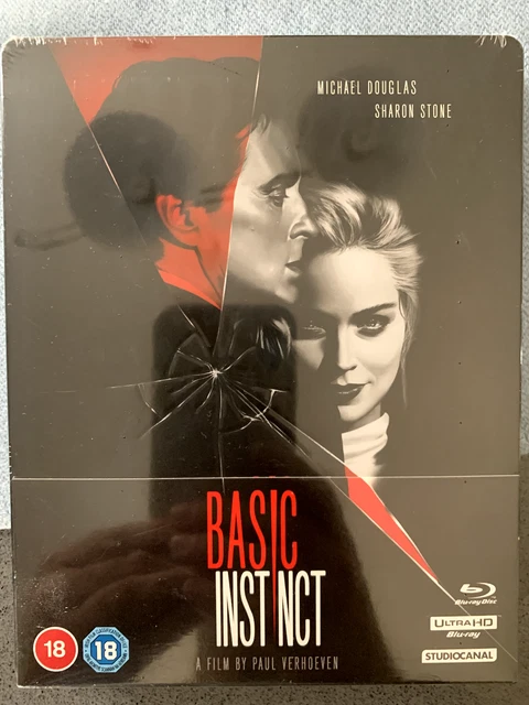 BASIC INSTINCT 4K Ultra HD Blu-ray Steelbook UHD Studio Canal UK ...