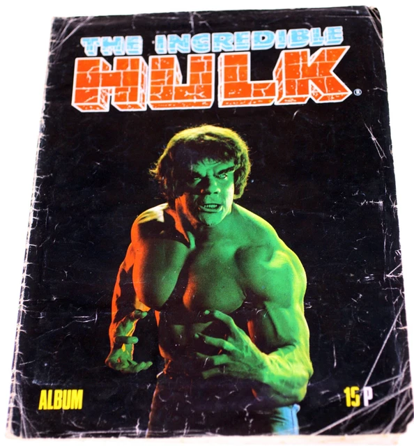 THE INCREDIBLE HULK 1979 sticker album-COMPLETE and SUPER RARE (Weight ...