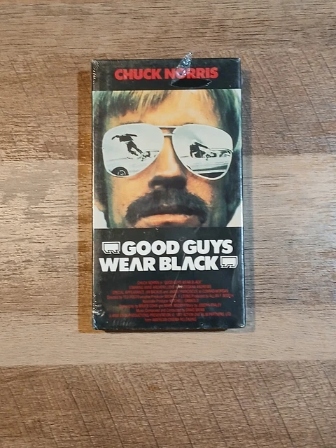 GOOD GUYS WEAR Black (VHS) Chuck Norris SEALED HBO Home Video 80s ...