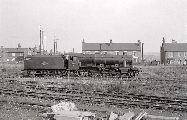 ORIGINAL 35MM B&W Negative of LMS 8F 2-8-0 48673 Kirkby in Asfield 16.10.1965 £4.50 - PicClick UK