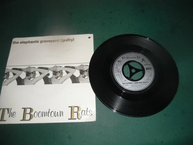 THE BOOMTOWN RATS 7" Single -The Elephants Graveyard(Guilty)/Real ...