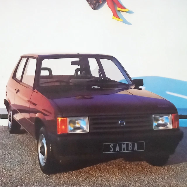 TALBOT SAMBA 1985 Prospekt Brochure Catalogue Broszura Folleto EUR 5,95 ...
