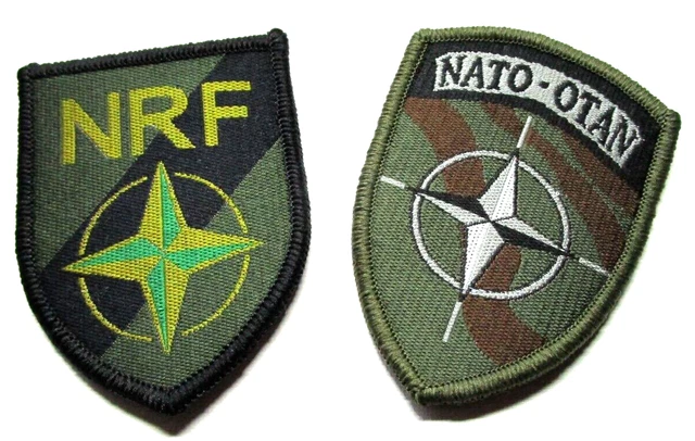 4 STÜCK KLETT Bundeswehr Verbandsabzeichen Multinationale Verbände ...