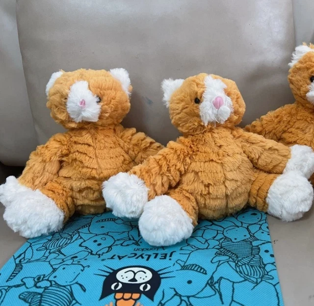 JELLYCAT GINGER CAT 23cm Fuddlewuddle Plush NEW Super Soft Cuddly Toy ...