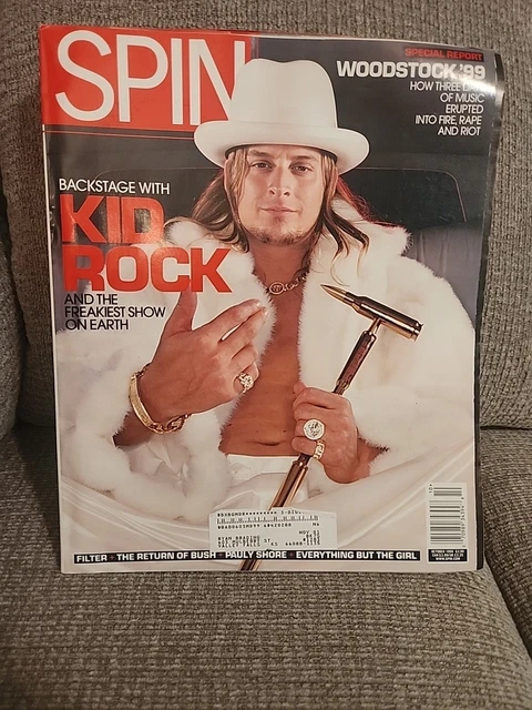 OCTOBER 1999 SPIN music magazine KID ROCK. Acceptable £9.80 - PicClick UK