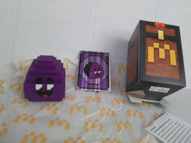 MCDONALDS CANADA 2025 A Minecraft Movie Meal GRIMACE EGG Toy Sealed ...