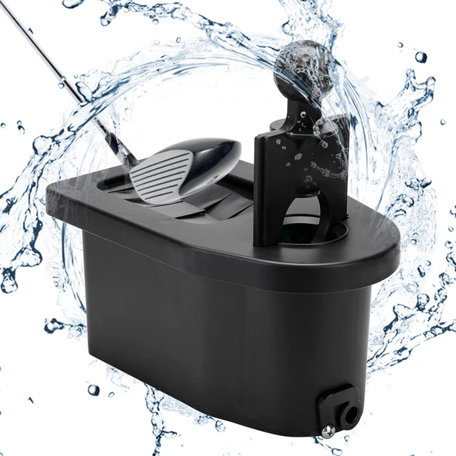 UNIVERSAL GOLF BALL Washer Club Head Cleaner for Golf Cart Pre-Drilled ...