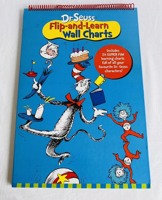 DR SEUSS FLIP And Learn Wall Charts 24 Super Fun Learning Chart 2009 ...