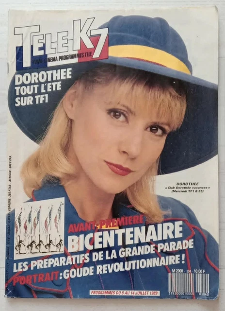 TÉLÉ K7 1989 Dorothée Mathilda May Belmondo Angélique John Carpenter ...