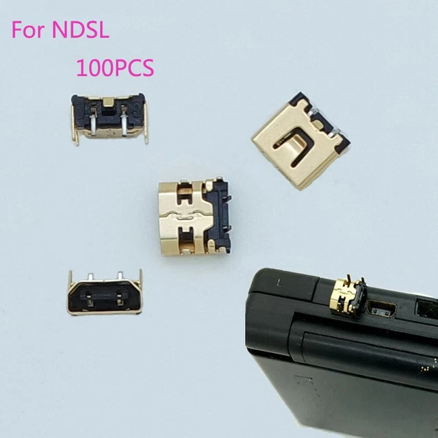 100PCS DC POWER Jack Socket Charger Charging Port Dock For Nintendo DS ...