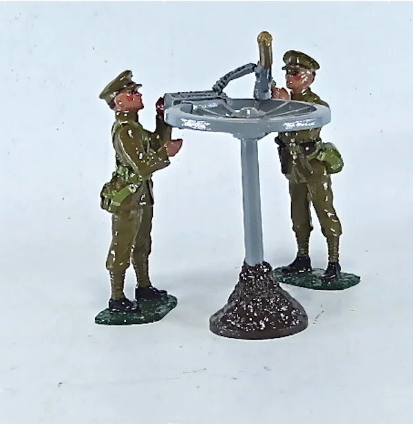 BRITAINS 8911, Machine Gun, Anti Aircraft, mounted, with crew £34.76 ...