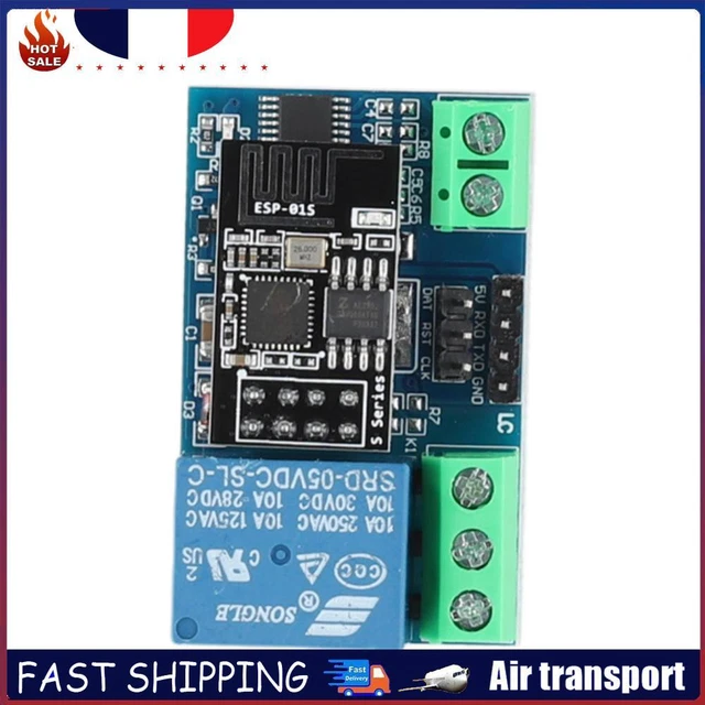 WIFI RELAY MODULE 5V/12V ESP8266 WiFi Control Relay Board for Arduino ...
