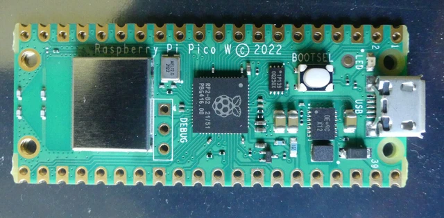 RASPBERRY PI PICO W (Wi-Fi) RP2040 Wireless Microcontroller Board $11. ...