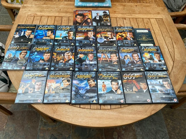JAMES BOND ULTIMATE Edition DVD Collection 40-Disc Set In 21 Cases £73. ...