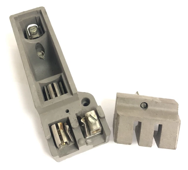 MEM EXEL 63AMP Ceramic Fuse Switch Base Cartridge Holder Shroud Shield ...
