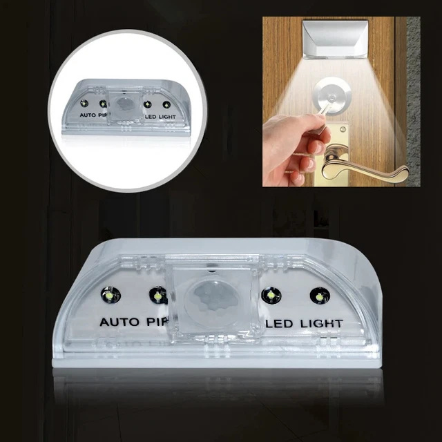 LED INTELLIGENT KEYHOLE Light Lamp Door Lock Sensor Lamp for Kitchen ...