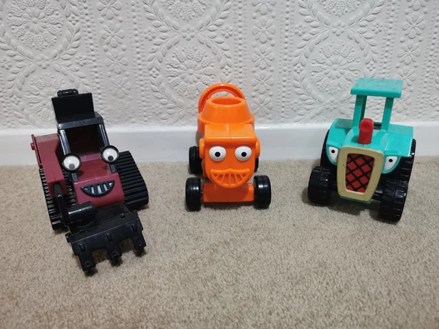 BOB THE BUILDER Travis, Dizzy And Benny Toy Play Figures £9.99 ...