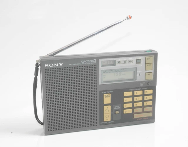 VINTAGE SONY ICF-7600D FM AM Shortwave Radio Receiver Faulty (W) £28.95 - PicClick UK
