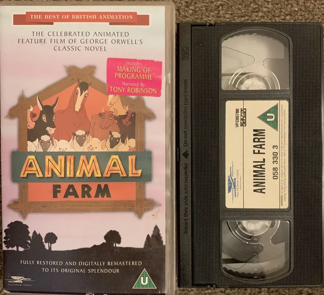 ANIMAL FARM (GEORGE Orwell’s)-Animated-Vhs Video Small Box. £4.40 ...