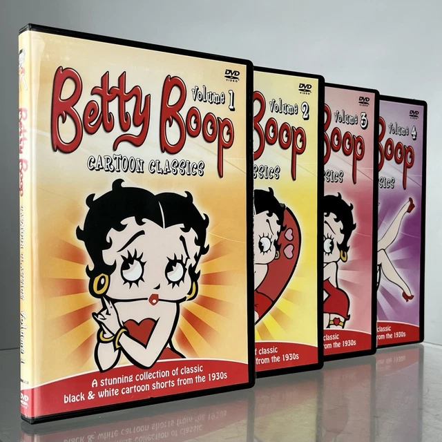 BETTY BOOP CARTOON CLASSICS VOLUME 1-4 Multi-Region DVD 4-Discs B&W ...