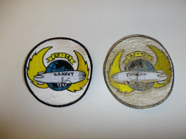 E3907 US NAVY 1950er ZP-14 Blimp Zeppelin Luftschiff Geschwader ...