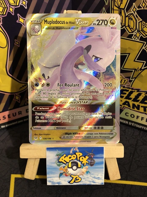 CARTE POKÉMON MUPLODOCUS de Hisui Vstar 136/196 EB11 Origine Perdue FR Neuf EUR 4,00 - PicClick FR