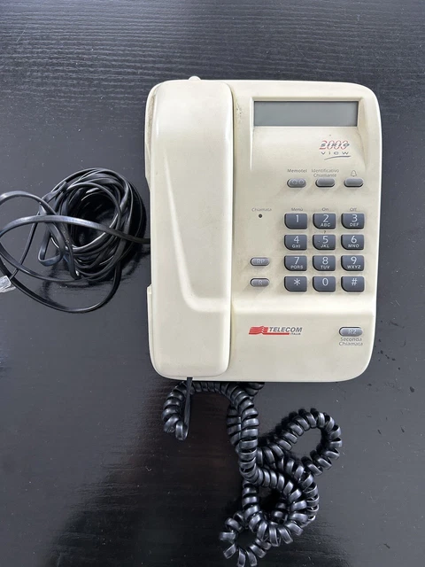 TELEFONO FISSO TELECOM Sirio plus view TOTALMENTE FUNZIONANTE !! EUR 12 ...