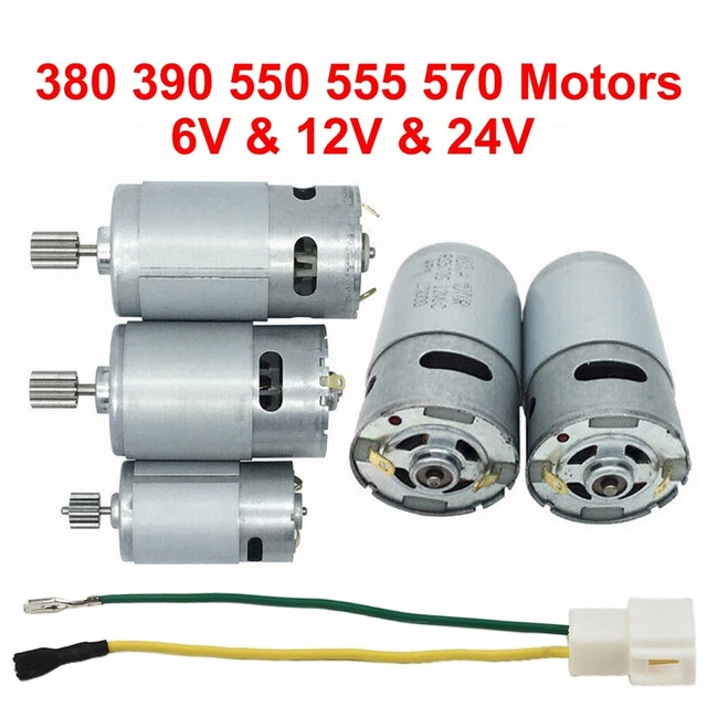 MOTEUR DE VOITURE électrique puissant RS550 RS390 RS380 12V 6V RS555 ...