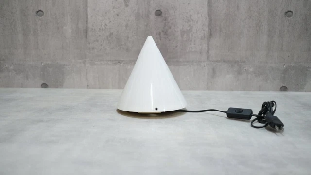 POLY THEMA DESIGNED by Verner Panton Lighting Cone Shaped Lamp White ED ...