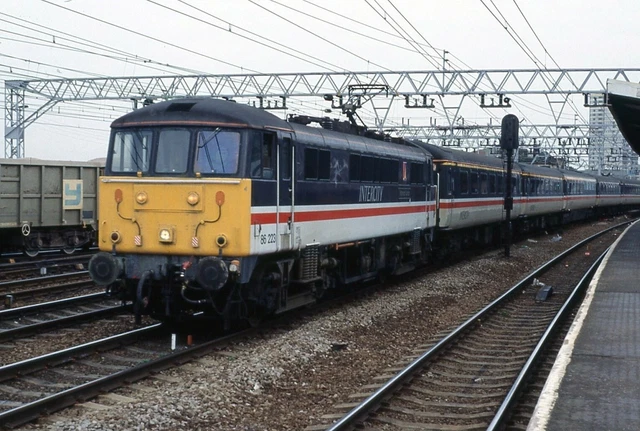 BRITISH RAIL 86223 Class 86 Electric Locomotive Railway Photo - Norwich ...