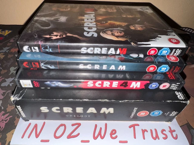SCREAM 1-6 COMPLETE Collection (DVD, 2023, 6-Disc Box Set) £25.00 ...