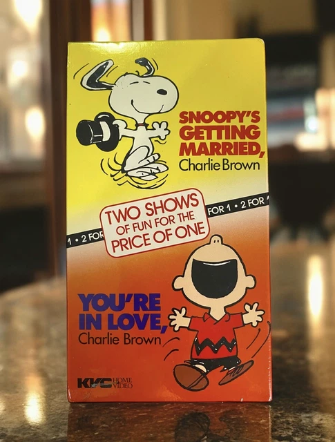 SNOOPY'S GETTING MARRIED Charlie Brown & You’re In Love VHS 1985 ...